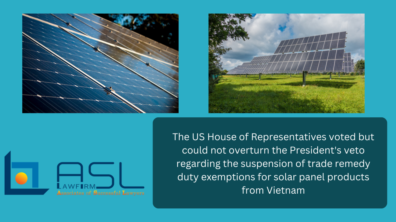 The US House of Representatives voted but could not overturn the ...