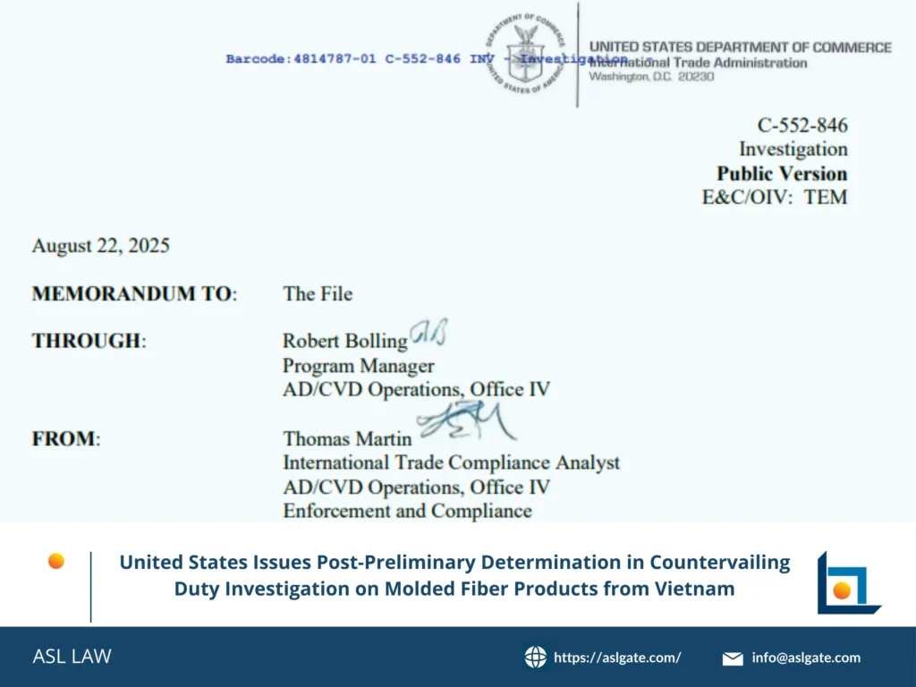 legal process for countervailing duty cases in United States - ASL LAW ...